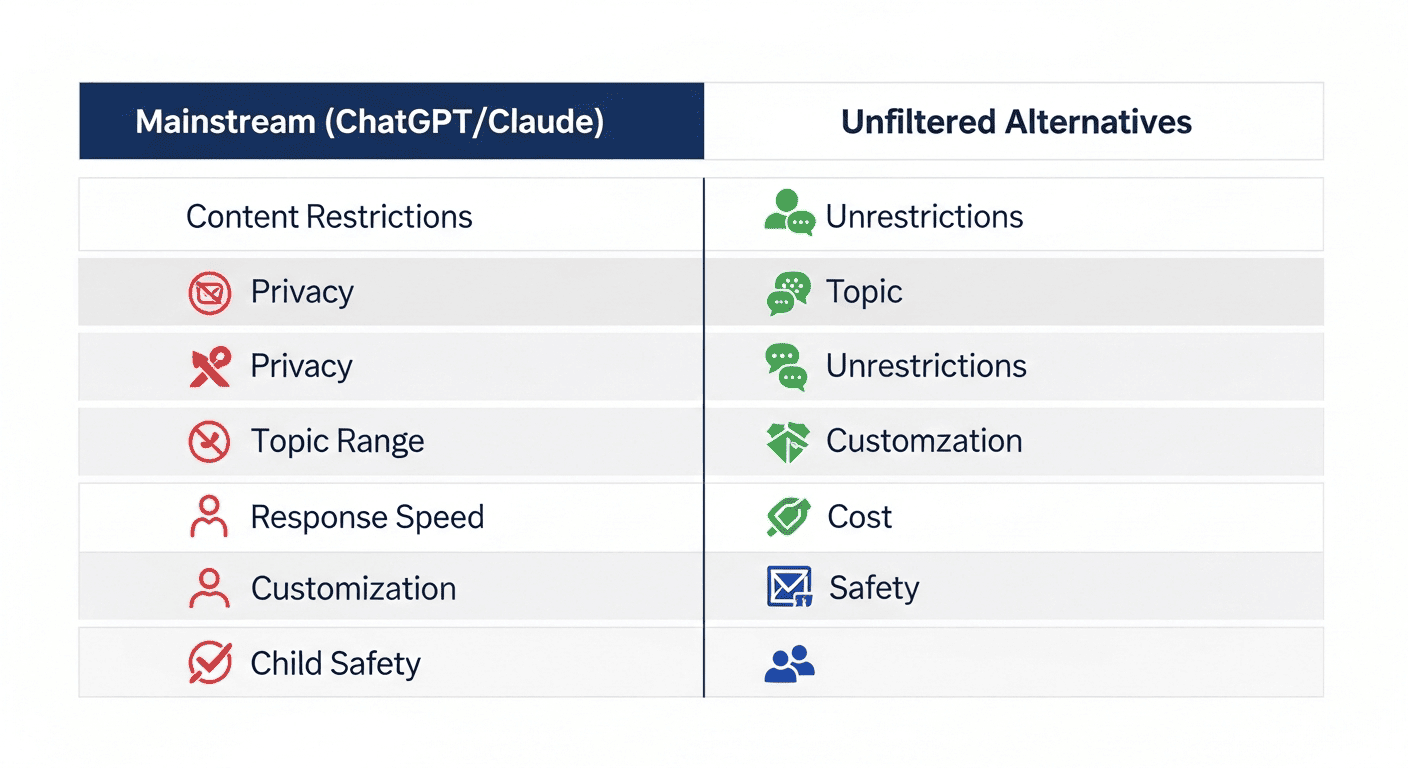 Best Unfiltered AI Chatbot: Complete Guide to Unrestricted Conversations